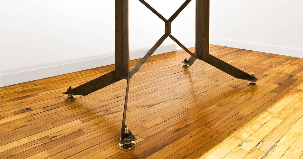 Bent Steel Table | Work | Neumann & Rudy - Award Winning Architecture ...